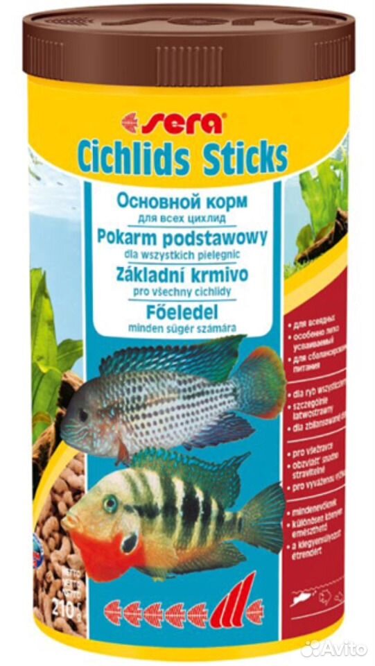 Sera cichlids sticks