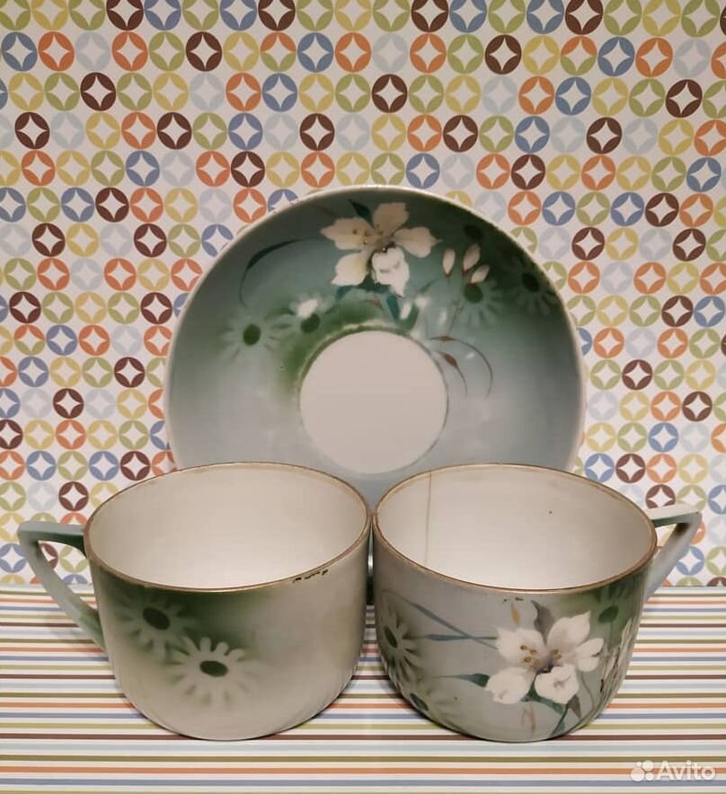 Чашка блюдце Фарфортрест Дулёво им. Правды