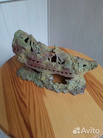 Грот для аквариума Корабль