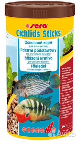 Sera cichlids sticks