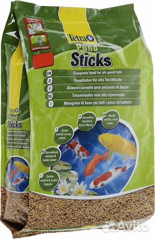 Корм Tetra Pond Sticks 50 л - для прудовых рыб