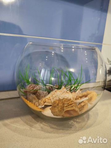 Аквариум ваза шар