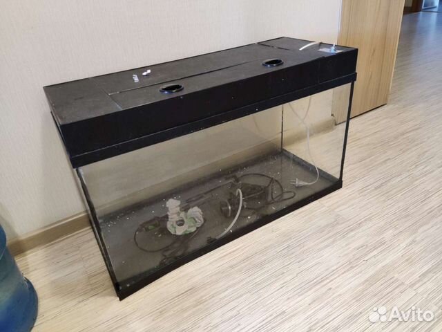 Аквариум 100л, бу, с подсветкой