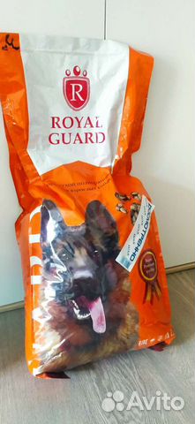 Корм для собак royal guard ягненок 15 кг